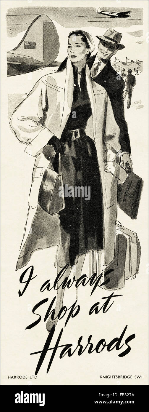 Original vintage advert from 1950s. Advertisement from 1953 advertising ...