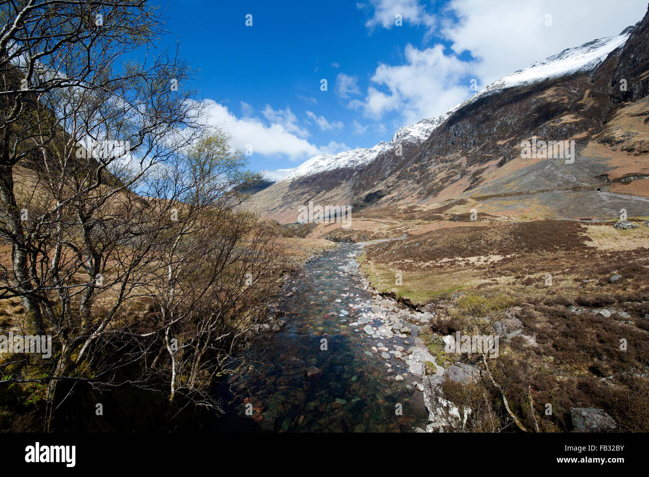 The River Coe in Glencoe, Western Highlands, Scotland, UK Stock Photo ...