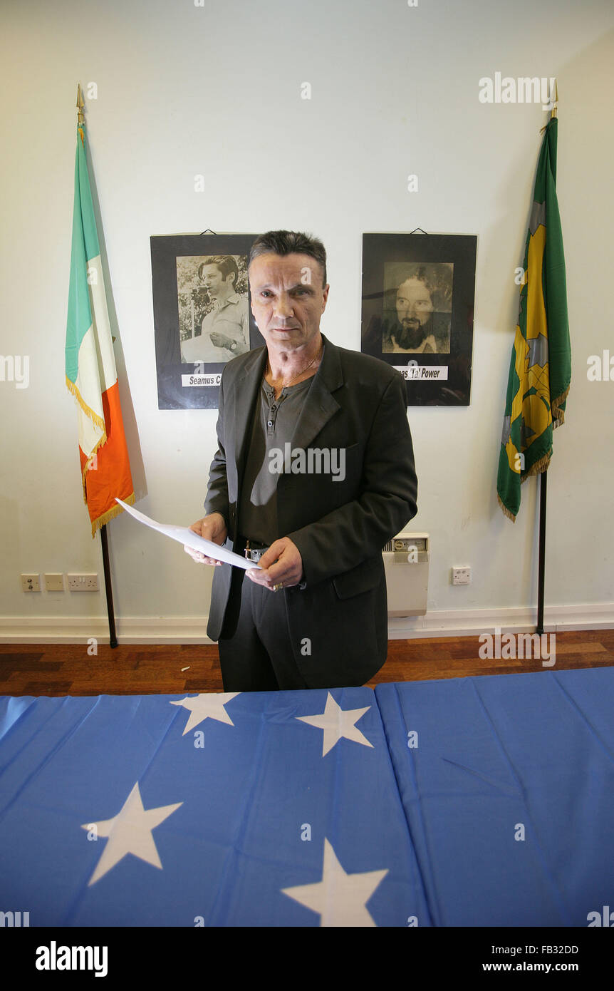 Former INLA (Irish National Liberation Army) prisoner Willie Gallagher ...