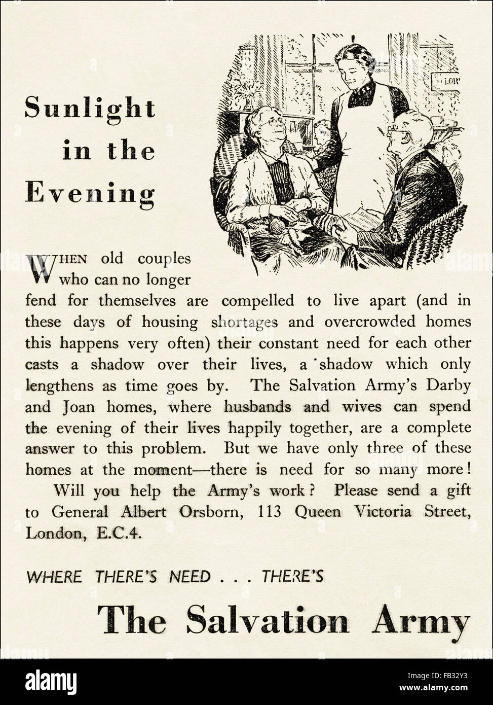 Salvation army advert hi-res stock photography and images - Alamy