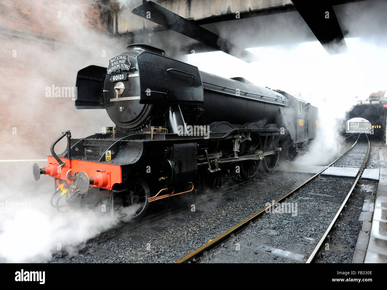 The Flying Scotsman steam locomotive pictured at the East Lancs Railway ...
