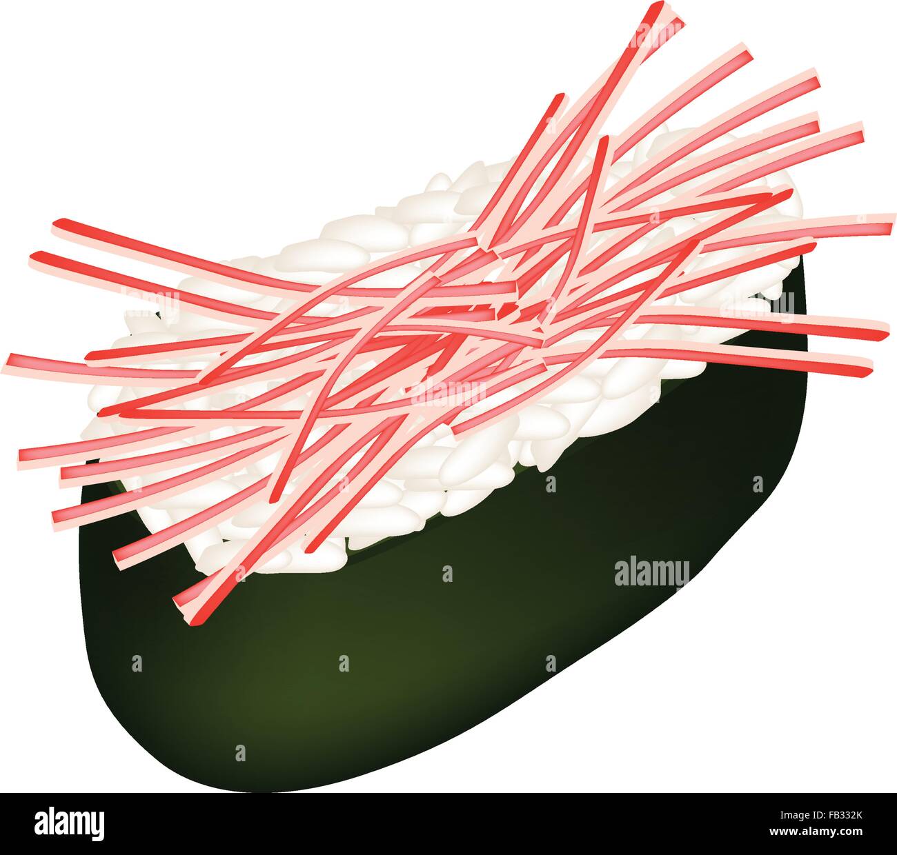 Stick surimi Stock Vector Images - Alamy