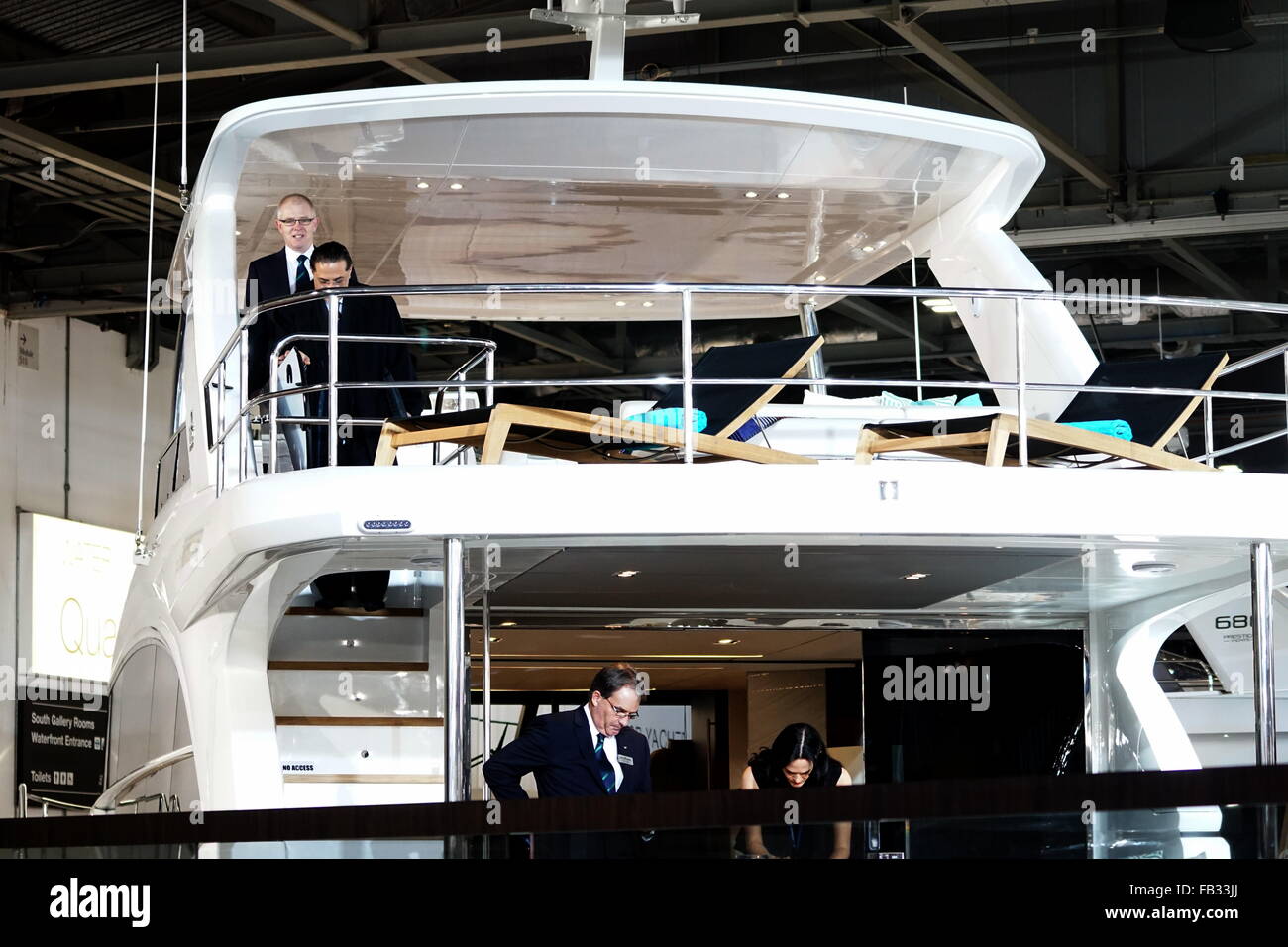 London, UK. 8th January, 2016. Chris Gate Chief Executive of Princess ...