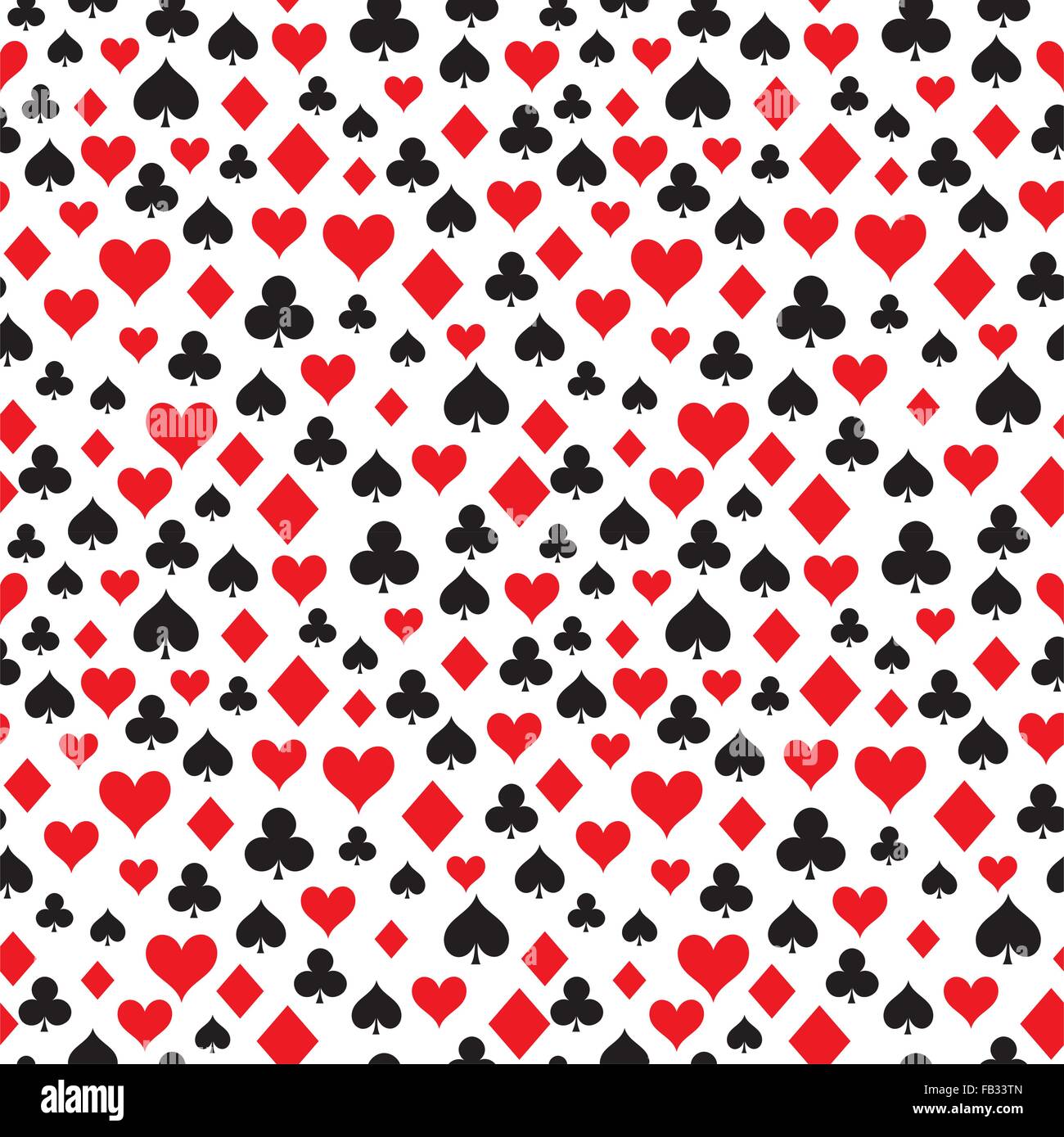 Card suits seamless pattern. EPS8 vector illustration Stock Vector ...