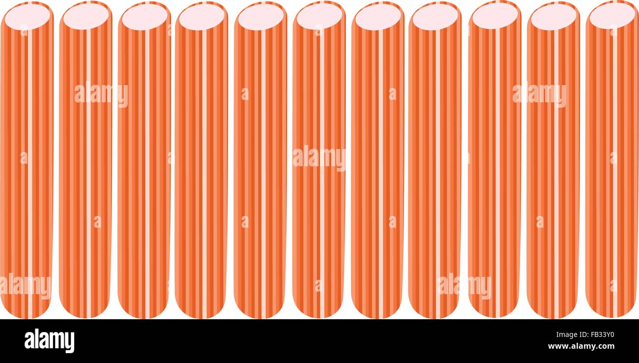 Surimi raw Stock Vector Images - Alamy