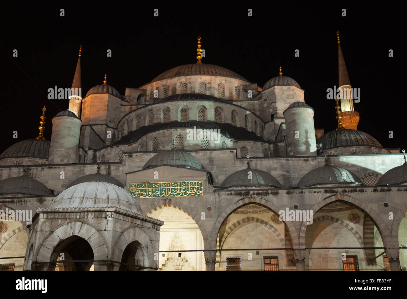 the Blue Mosque at night, Istanbul, Turkey Stock Photo - Alamy