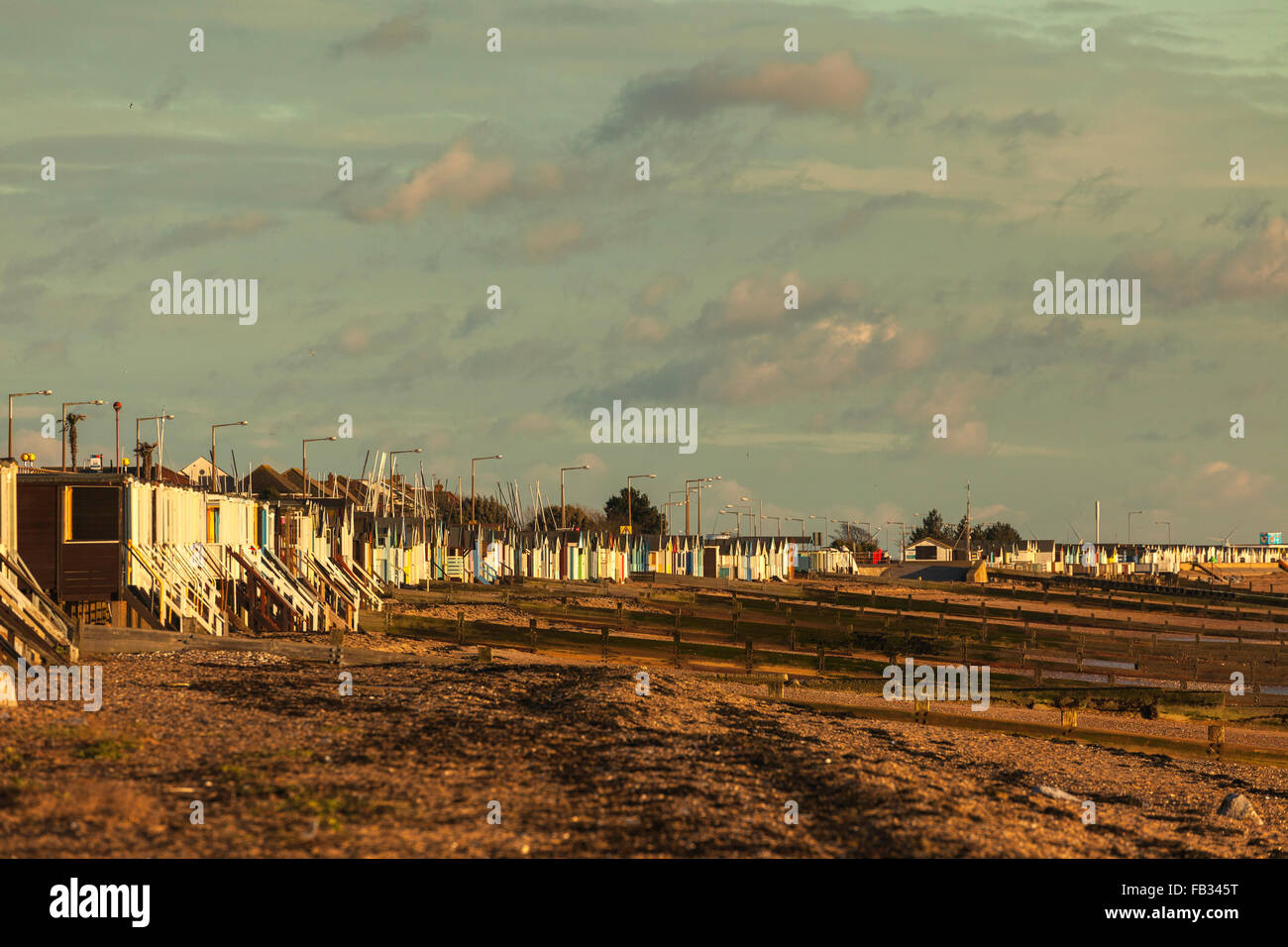 Thorpe bay beach tide hi-res stock photography and images - Alamy