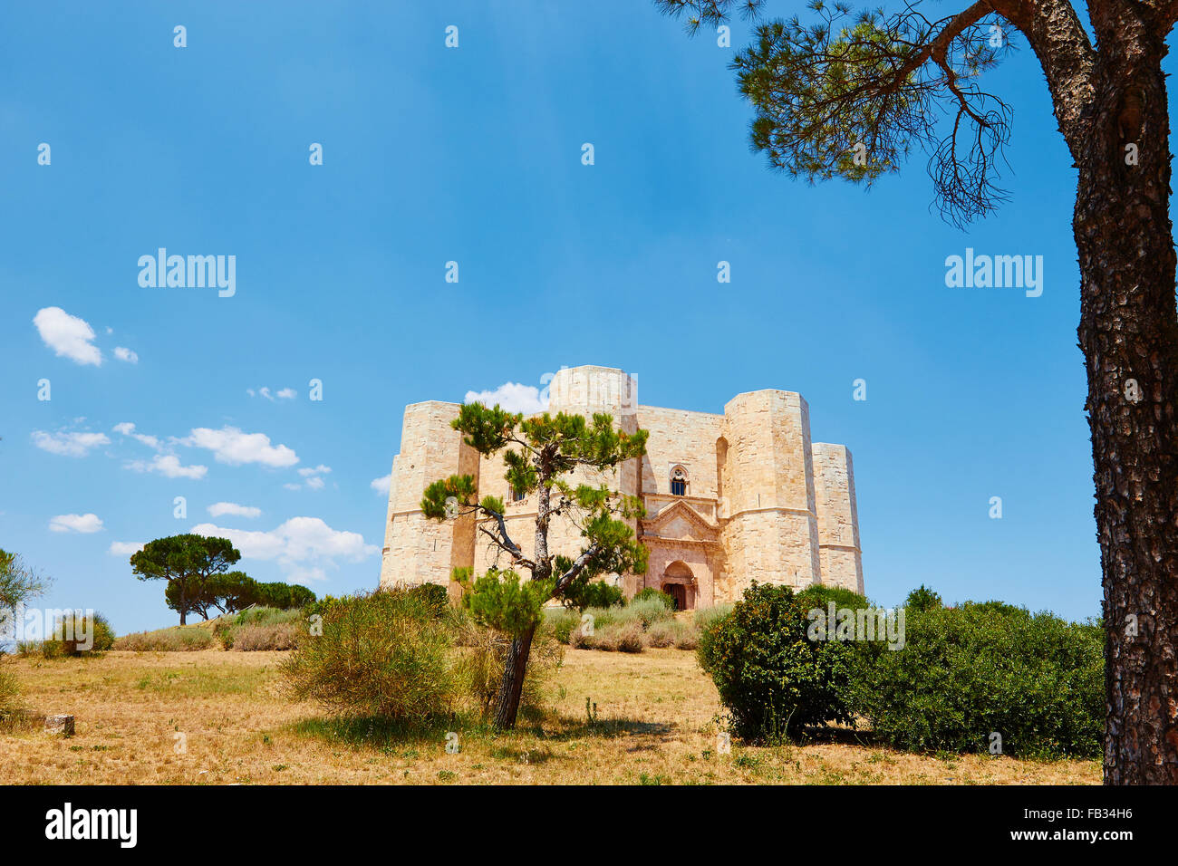 13th century Castel del Monte (Castle of the Mountain), Andria, Apulia ...