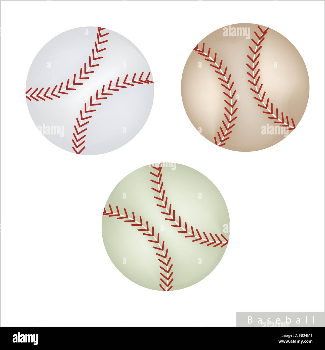 Baseball kit vector hi-res stock photography and images - Alamy