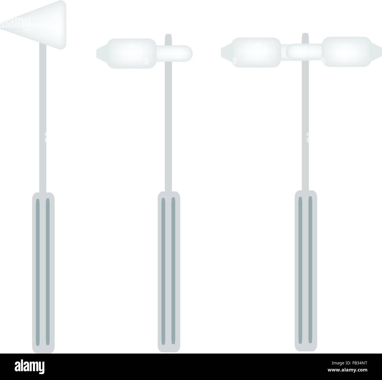 Medical Concept, Illustration Collection of Doctor Reflex Hammer for ...
