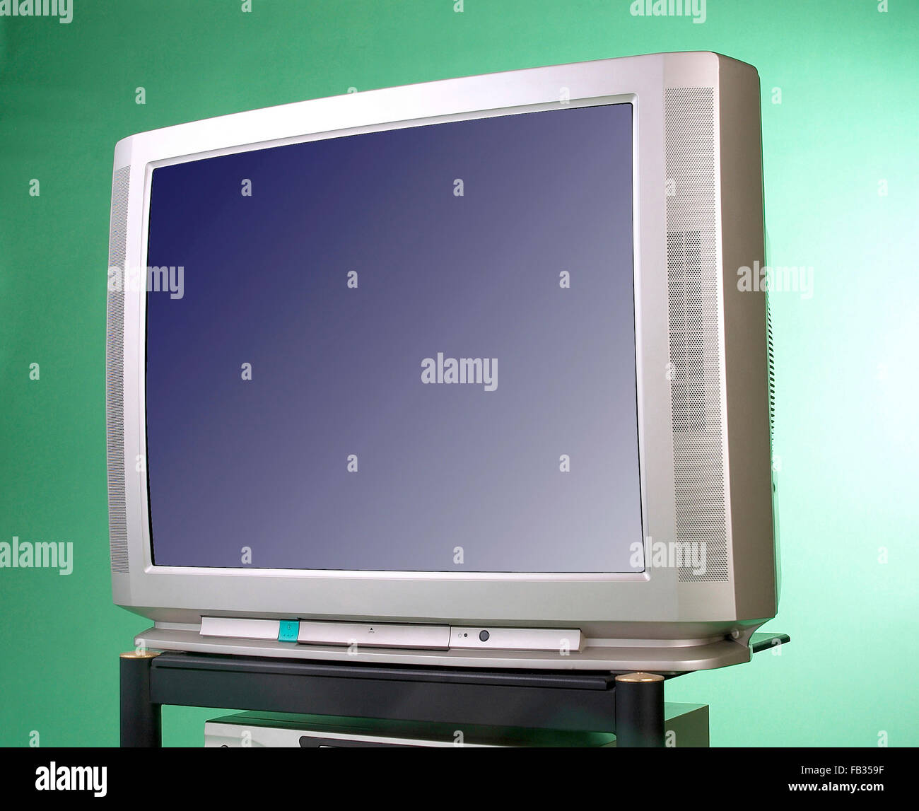 Front view of retro TV Stock Photo - Alamy