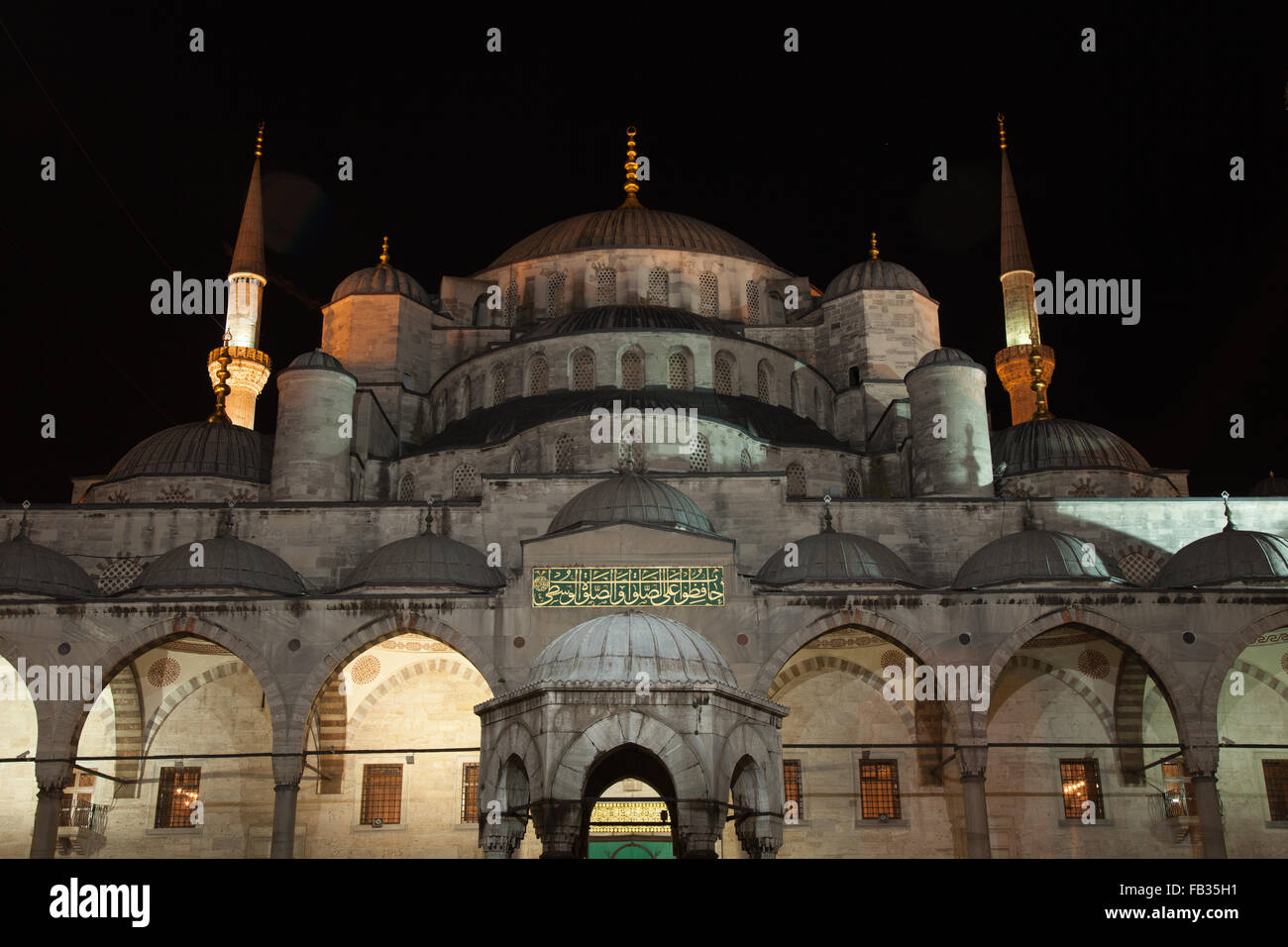 the Blue Mosque at night, Istanbul, Turkey Stock Photo - Alamy