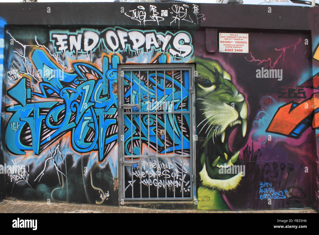 Graffiti, Bondi Beach, Australia Stock Photo - Alamy
