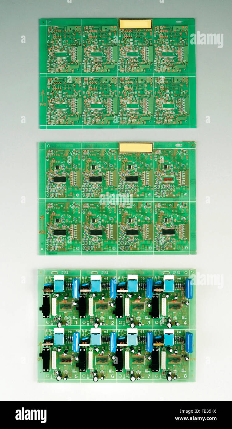 image of the circuit board on the plain background Stock Photo - Alamy