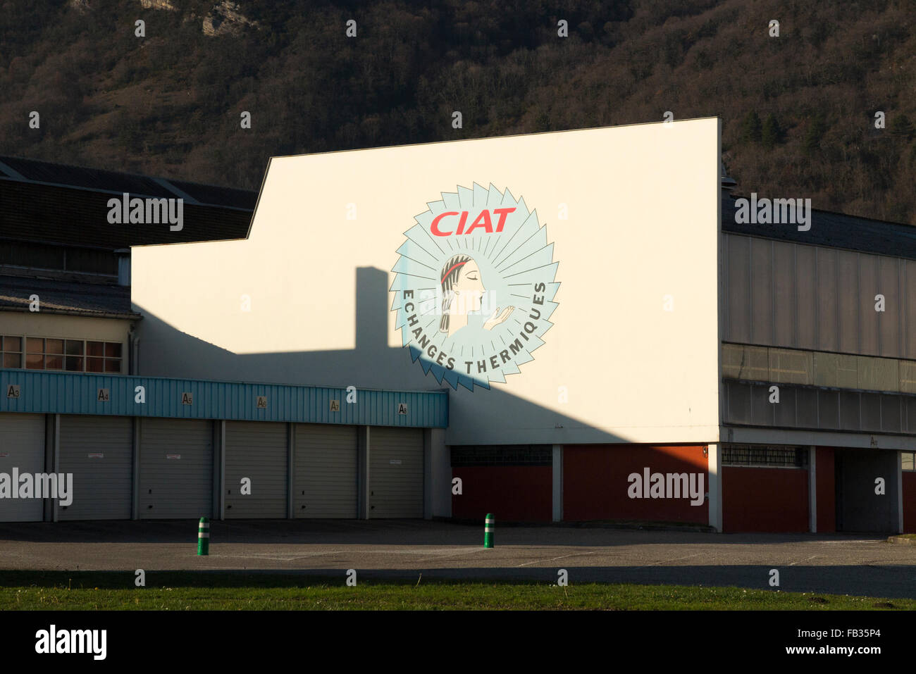 Logo and exterior / front / outside / exterior of the CIAT works in ...