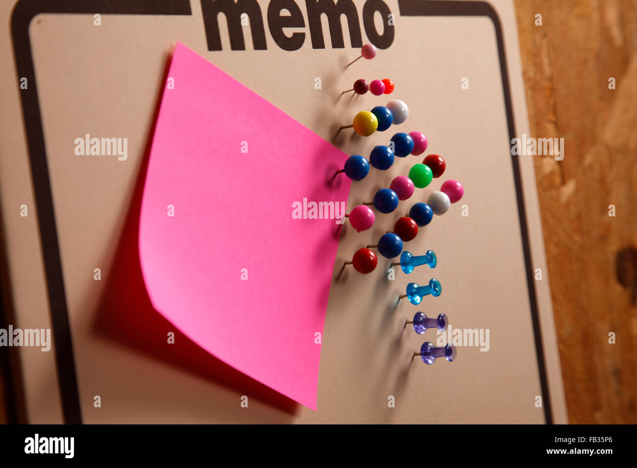 push pin arrange to tree shape Stock Photo - Alamy