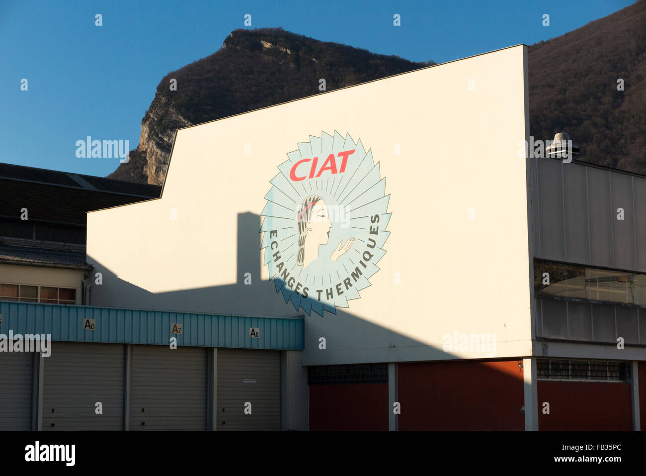 Logo and exterior / front / outside / exterior of the CIAT works in ...