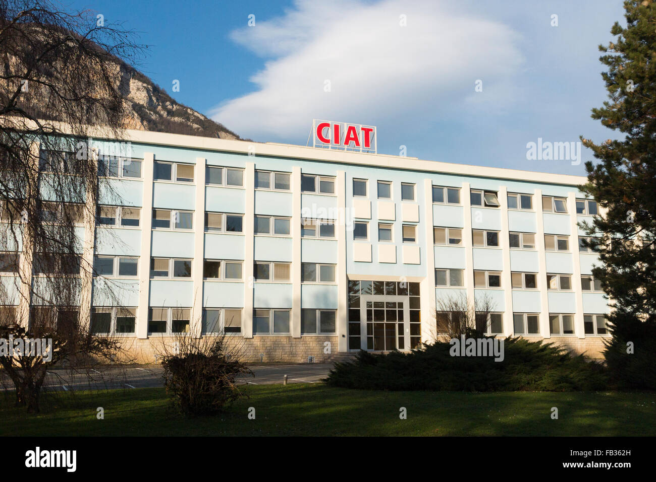 Logo and exterior / front / outside / exterior of the CIAT works in ...