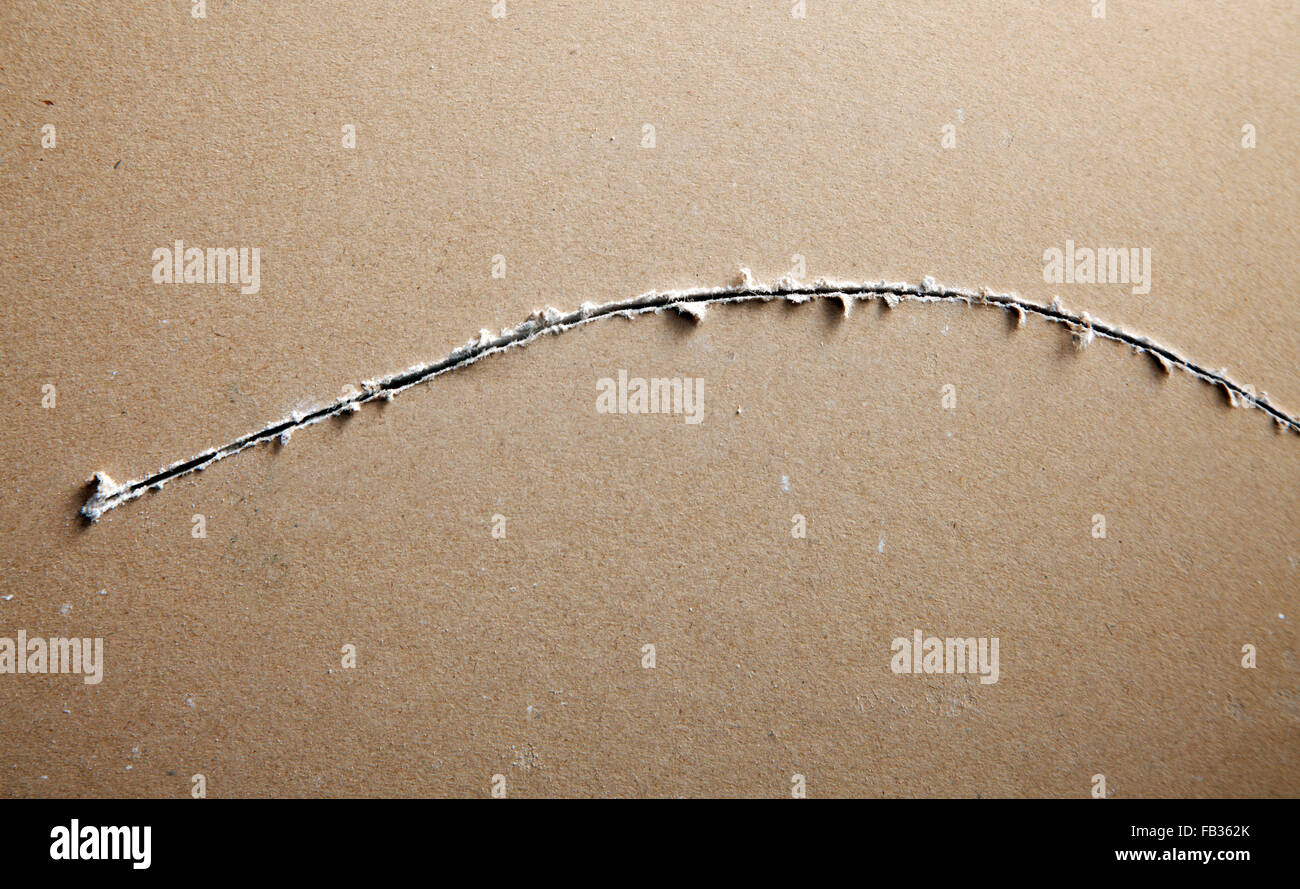 cutter cutting board to two pieces Stock Photo - Alamy