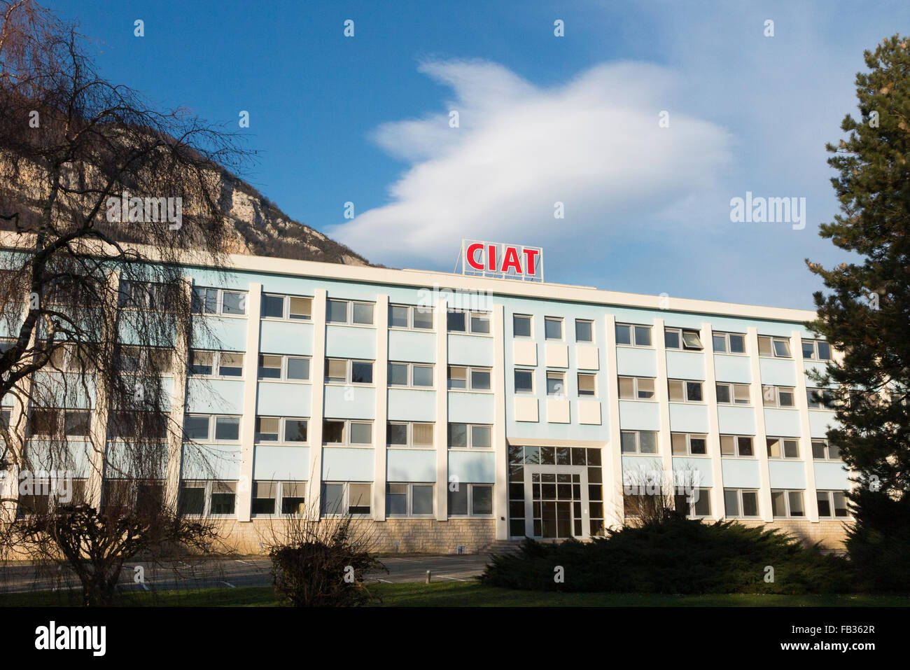 Logo and exterior / front / outside / exterior of the CIAT works in ...