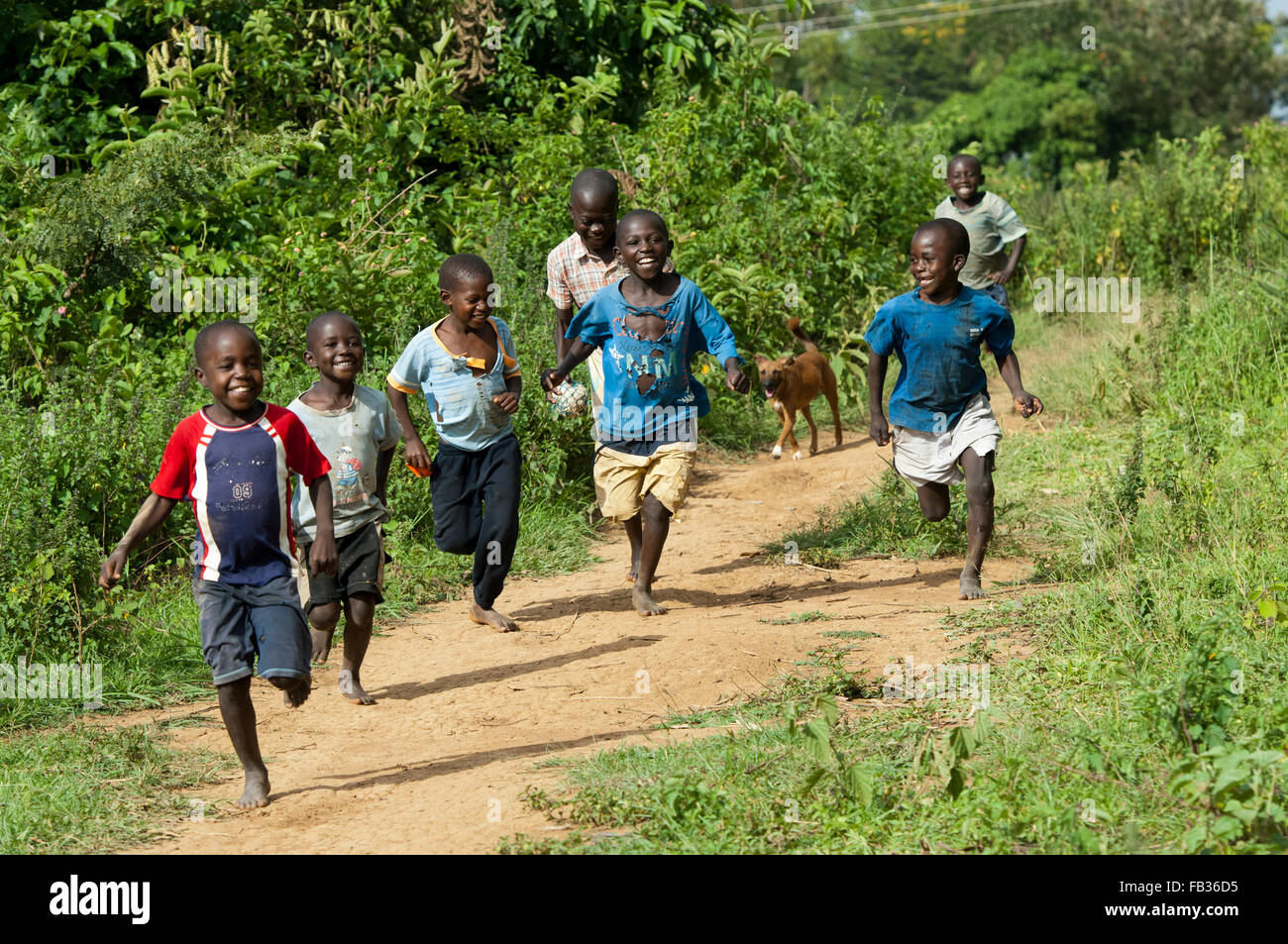 Barefoot Running African Africa High Resolution Stock Photography and ...