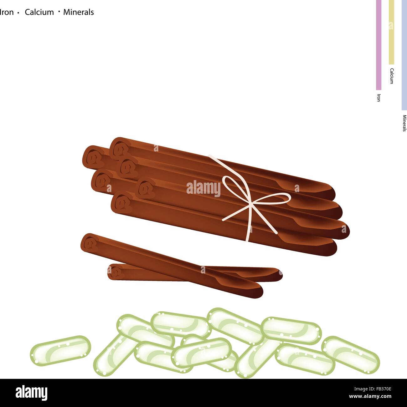 Iron herb Stock Vector Images - Alamy