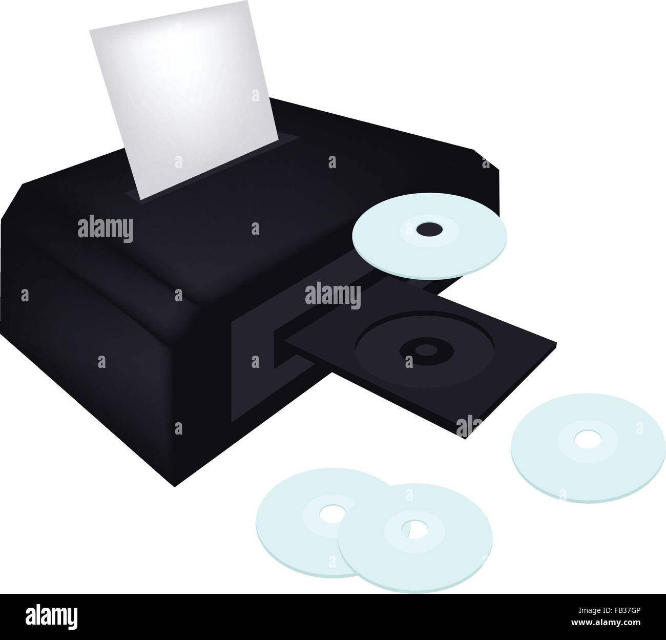 Blank printable cd dvd on Stock Vector Images - Alamy