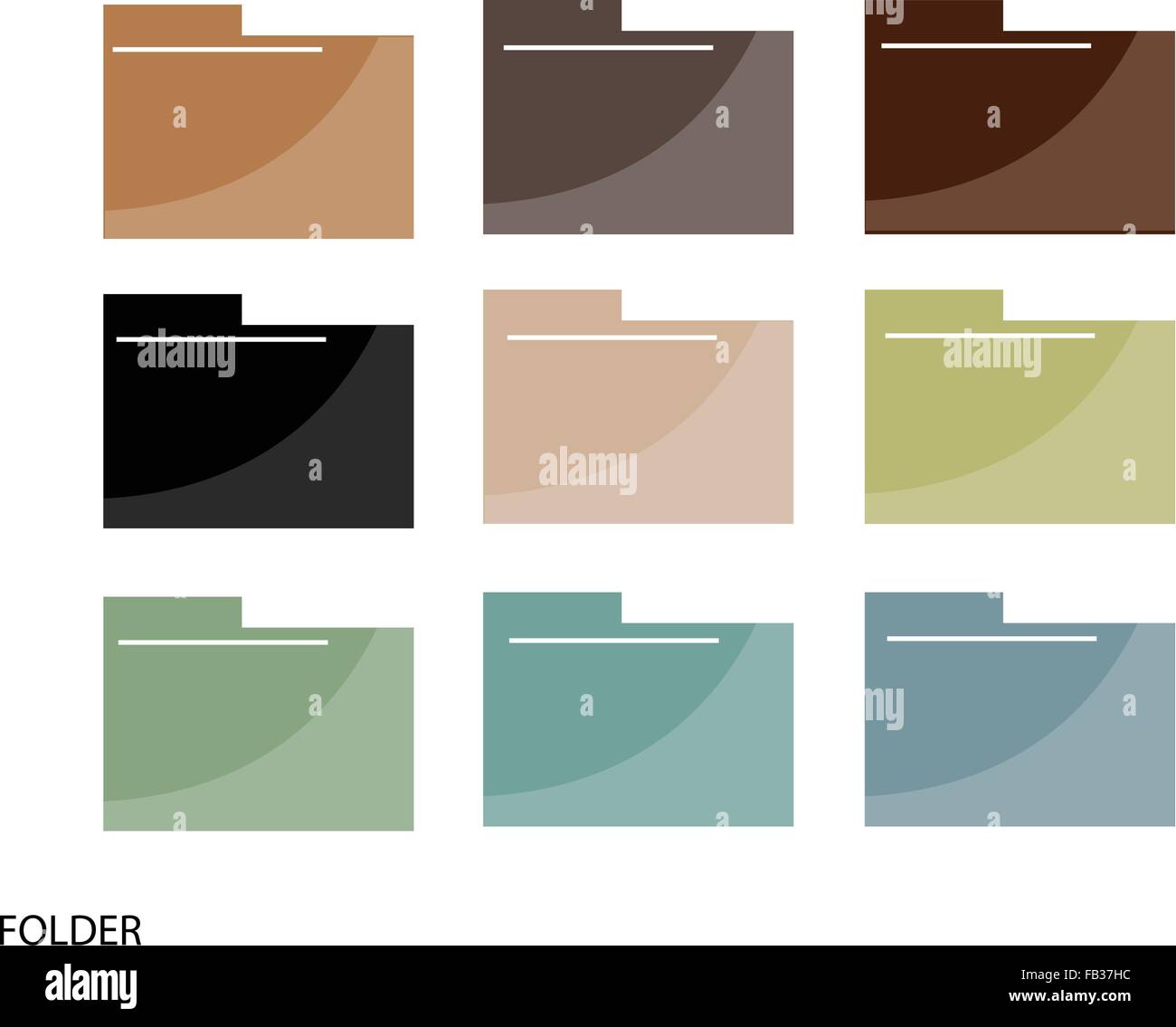 Computer and Technology, Illustration Collection of File Folder or ...