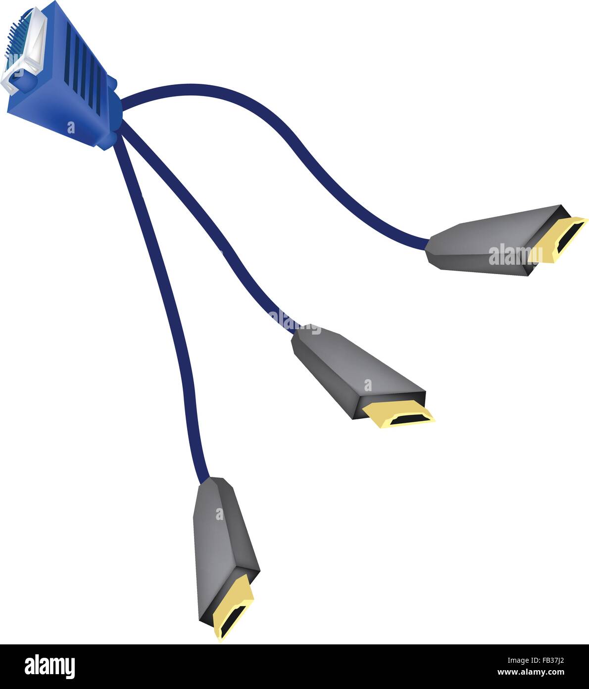 Coaxial vectors Stock Vector Images - Alamy