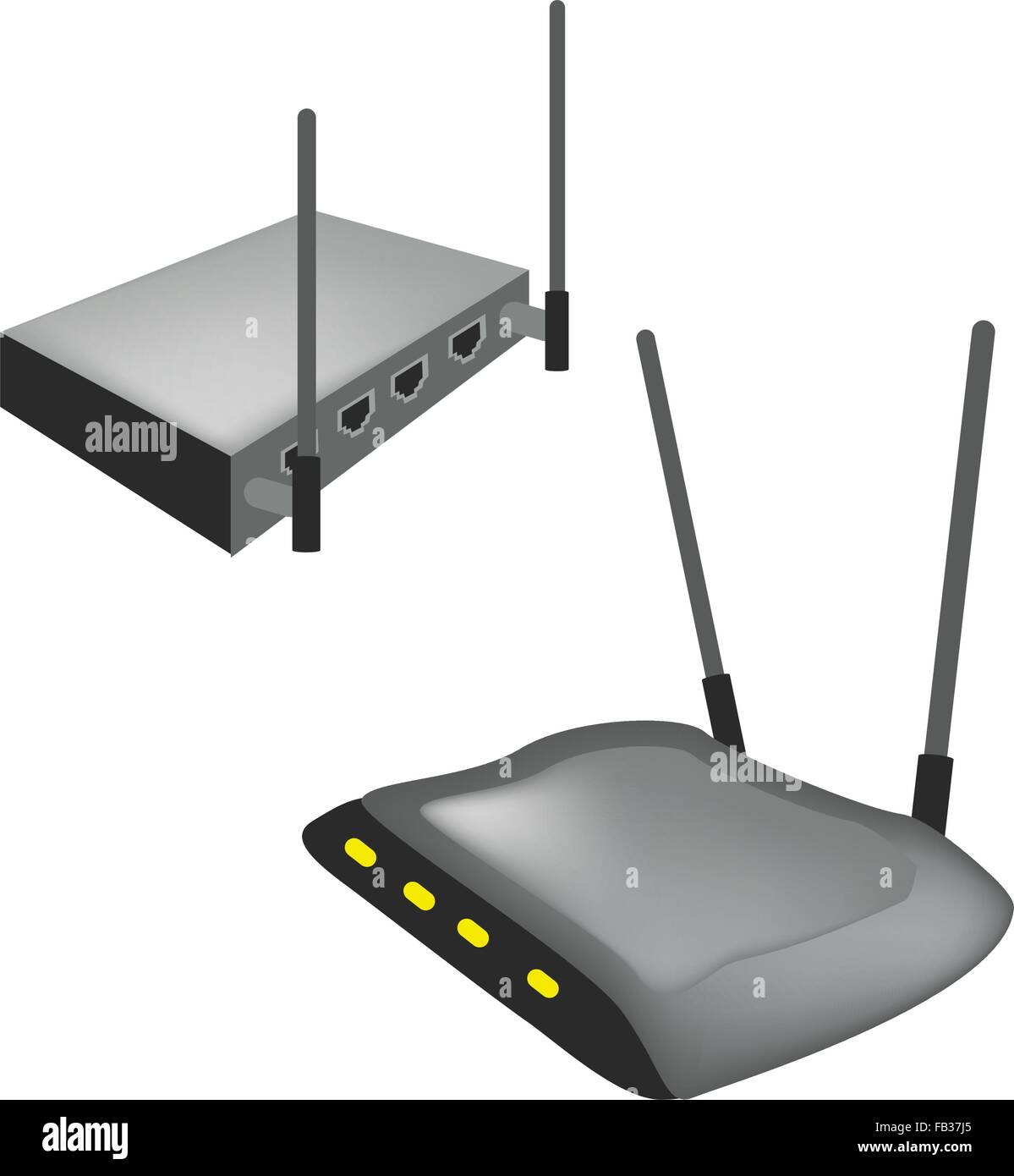 Network ports Stock Vector Images - Alamy