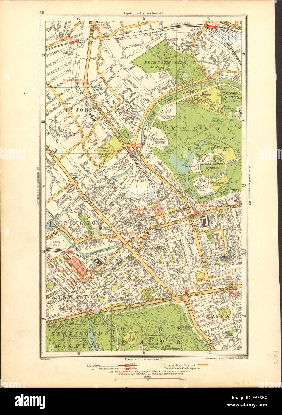 London paddington map hi-res stock photography and images - Alamy