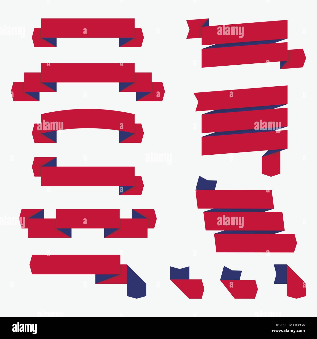 Brick ribbons Stock Vector Images - Alamy