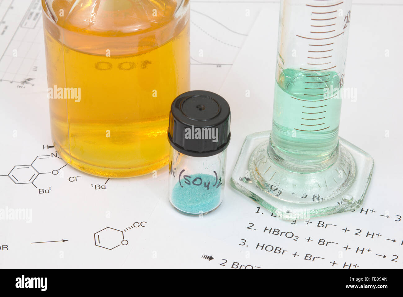 Green chemistry reaction formula hi-res stock photography and images ...