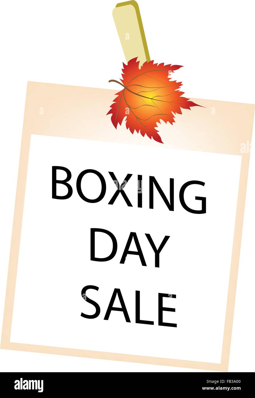 Boxing Day Shopping Banner of Instant Photo Prints Hanging on Maple ...