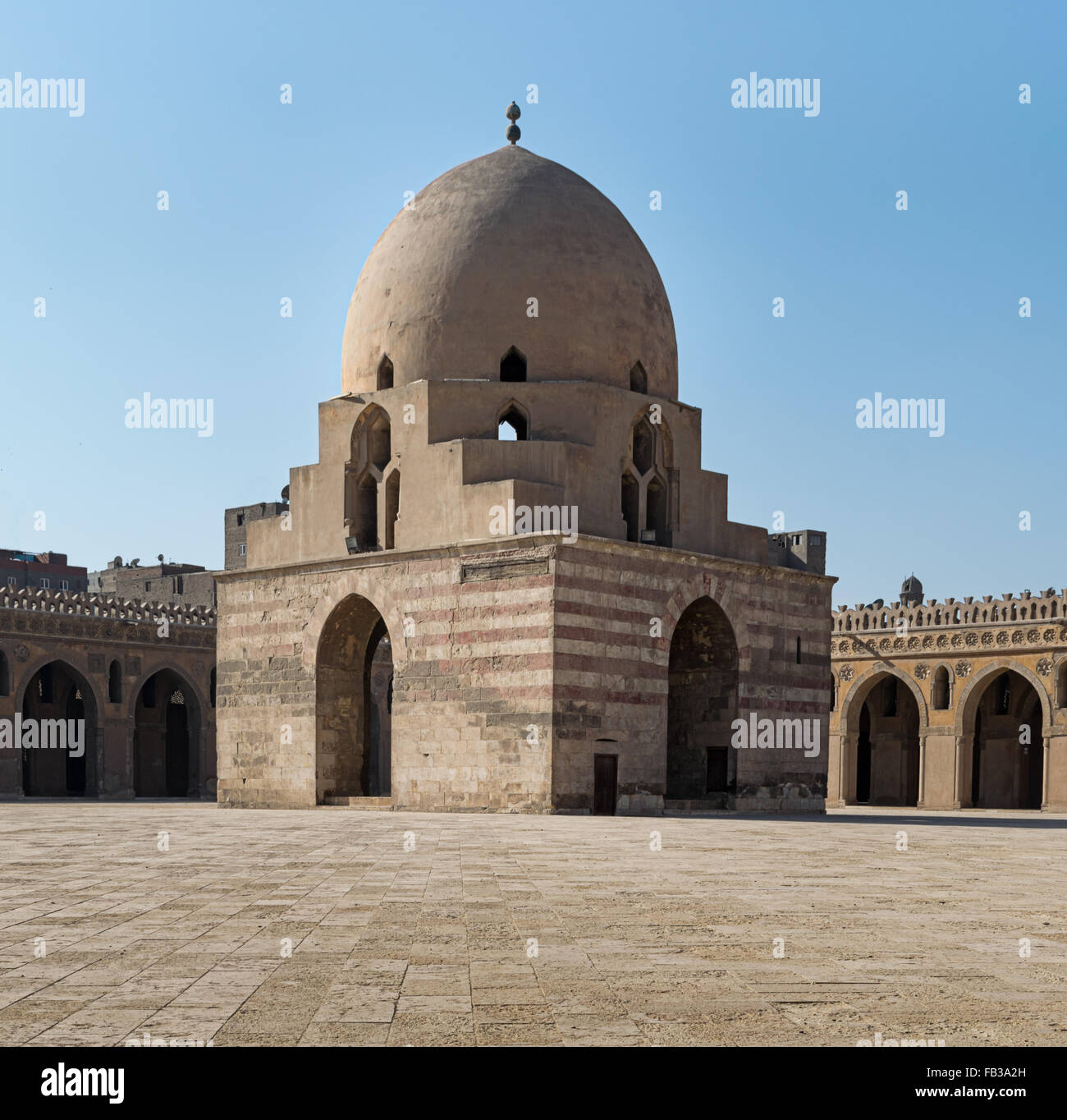 Ablution fountain, Mosque of Ibn Tulun Stock Photo - Alamy