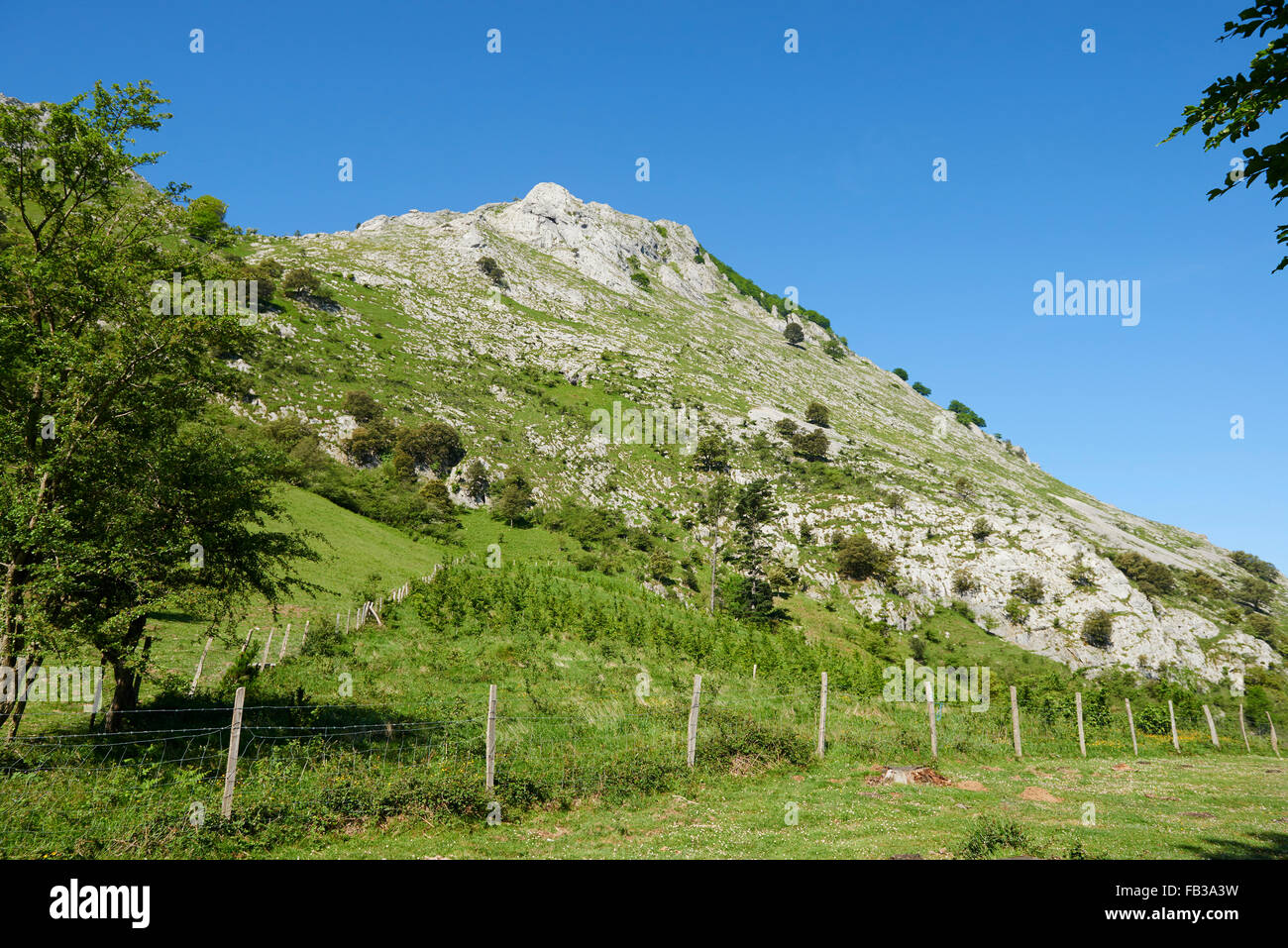 Mugarra Peak in the Natural Park of Urkiola, Durango, Biscay; Basque ...