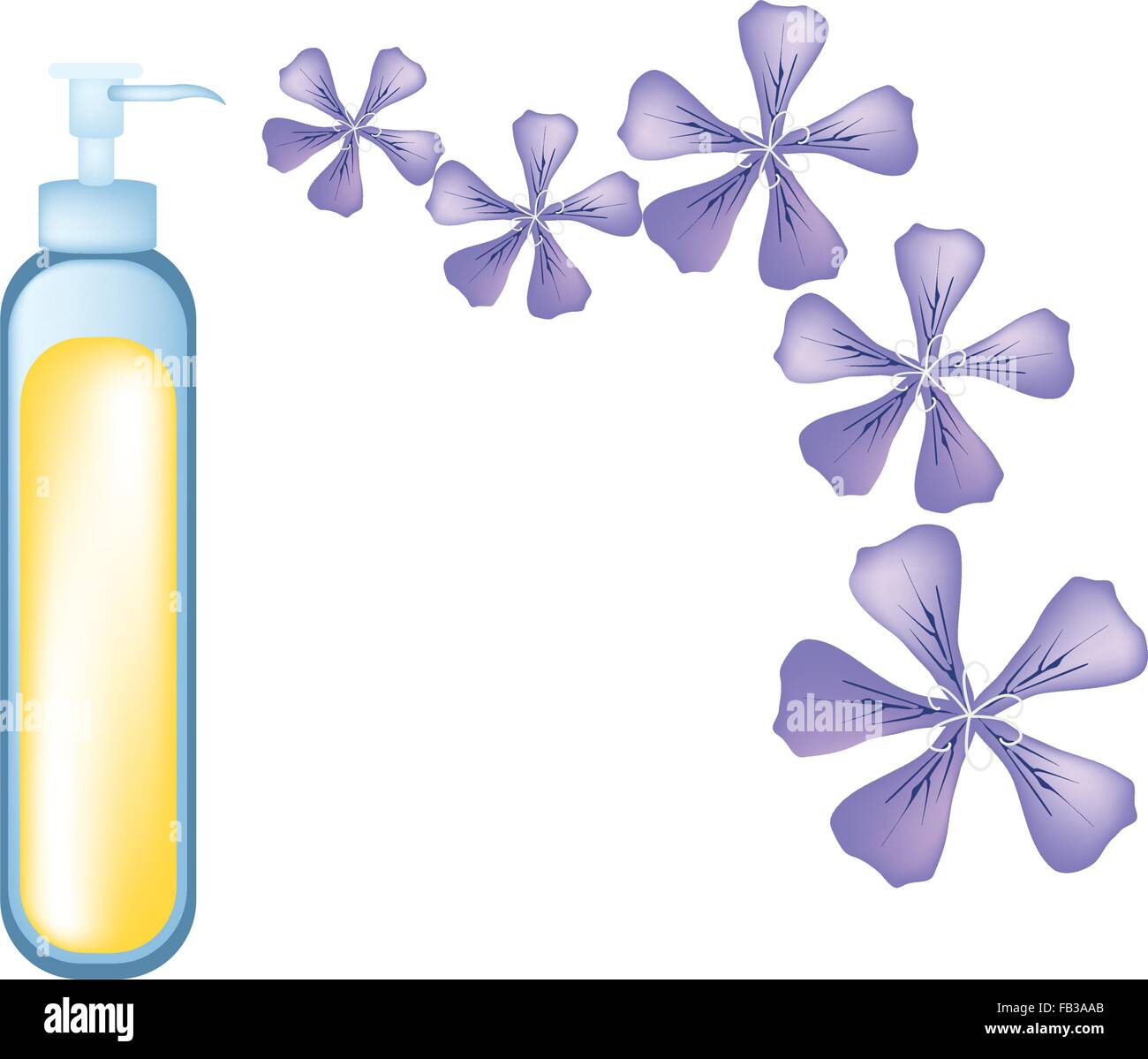 Pelargonium essential oil Stock Vector Images - Alamy