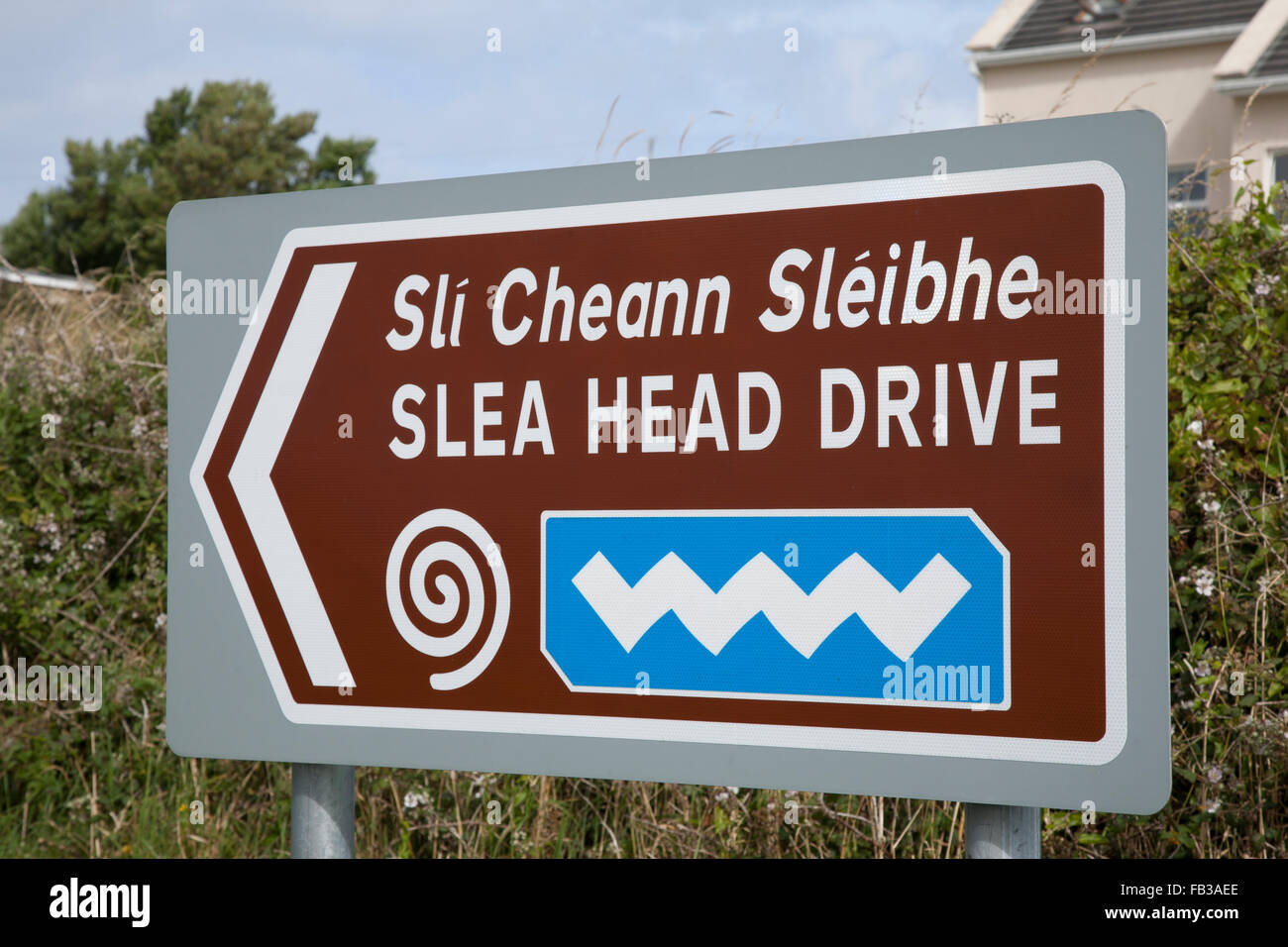 Slea Head Drive Road Sign, Dingle Peninsula; Ireland Stock Photo - Alamy