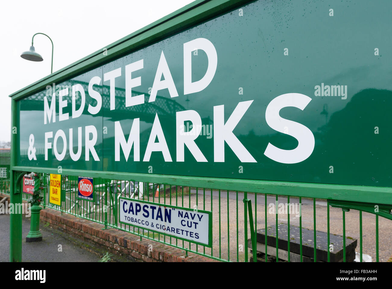 Medstead Four Marks Railway Station Stock Photos & Medstead Four Marks ...