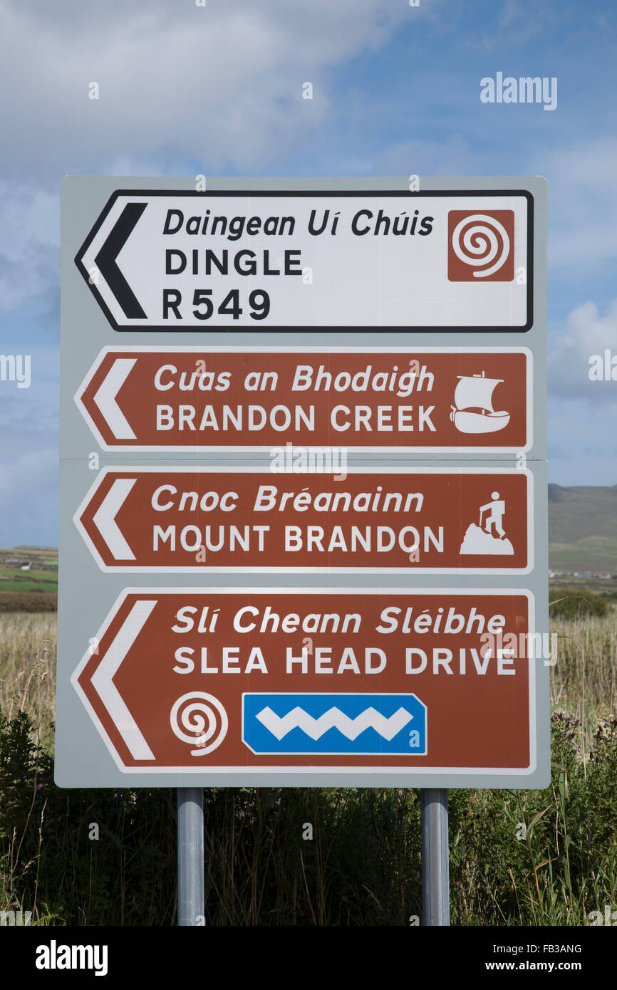 Road Sign Ireland High Resolution Stock Photography and Images - Alamy