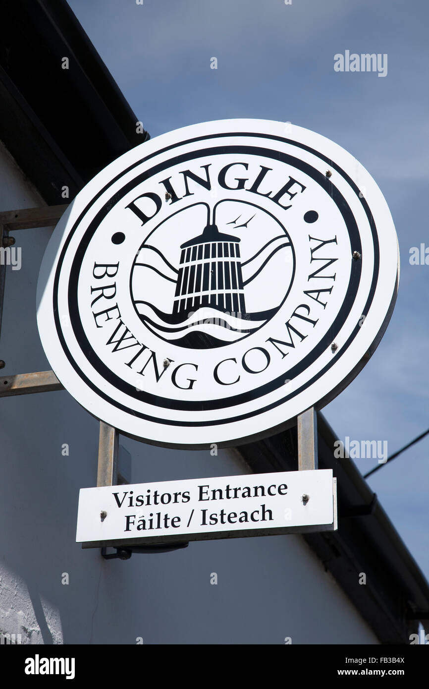 Dingle Brewing Company Sign, Ireland Stock Photo - Alamy