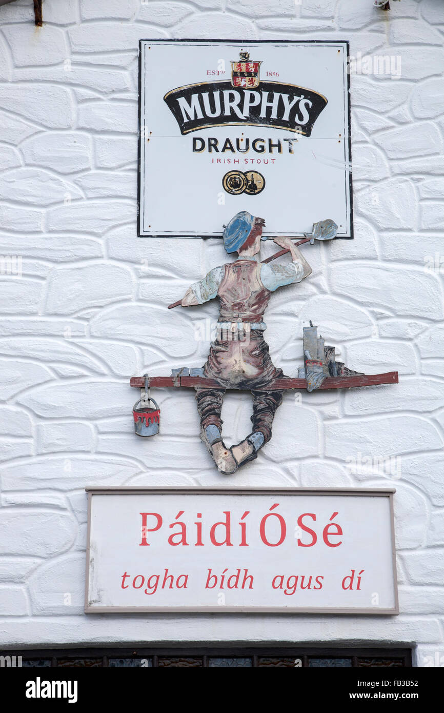 Paidi O Se Pub and Bar Sign, Dingle, Ireland Stock Photo - Alamy