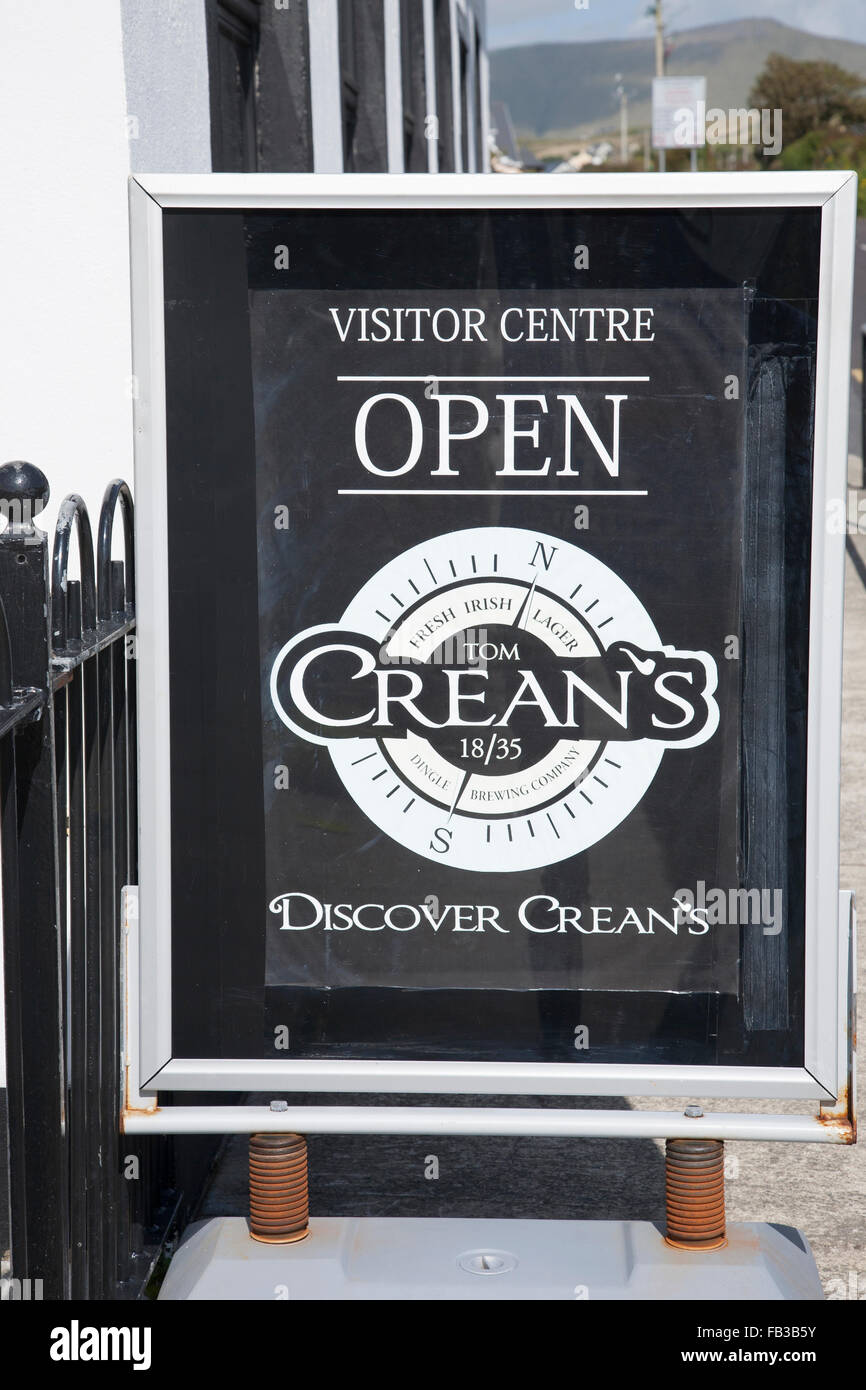 Dingle Brewing Company Sign, Ireland Stock Photo - Alamy