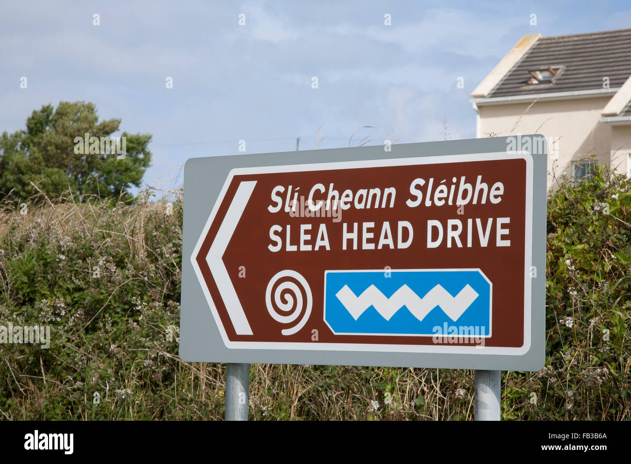 Slea Head Drive Road Sign, Dingle Peninsula; Ireland Stock Photo - Alamy