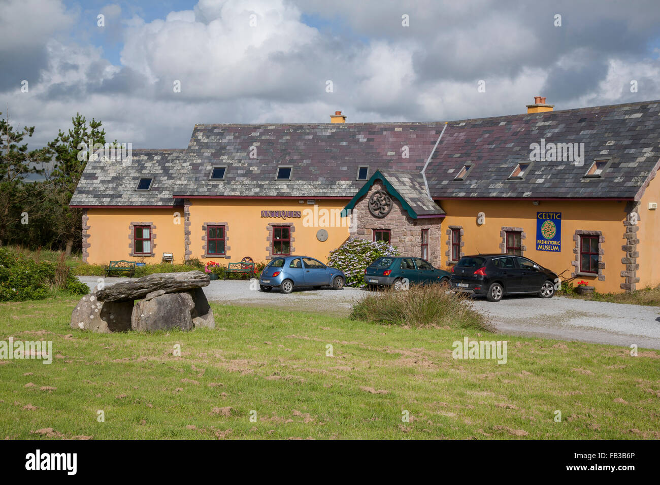Celtic Prehistoric Museum Sign; Dingle, Ireland Stock Photo - Alamy
