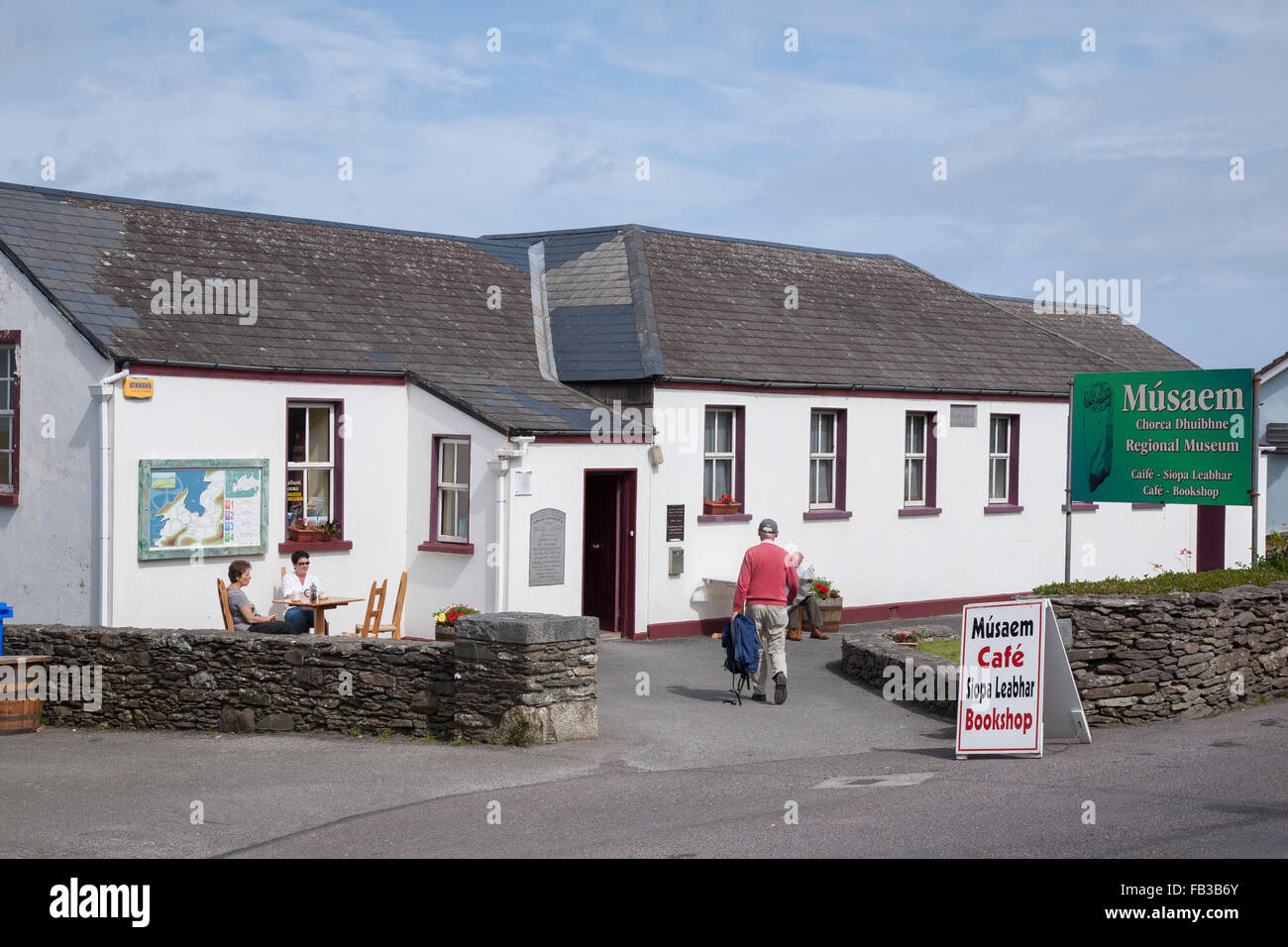 Museum, Ballyferriter Village; Dingle Peninsula; Ireland Stock Photo ...