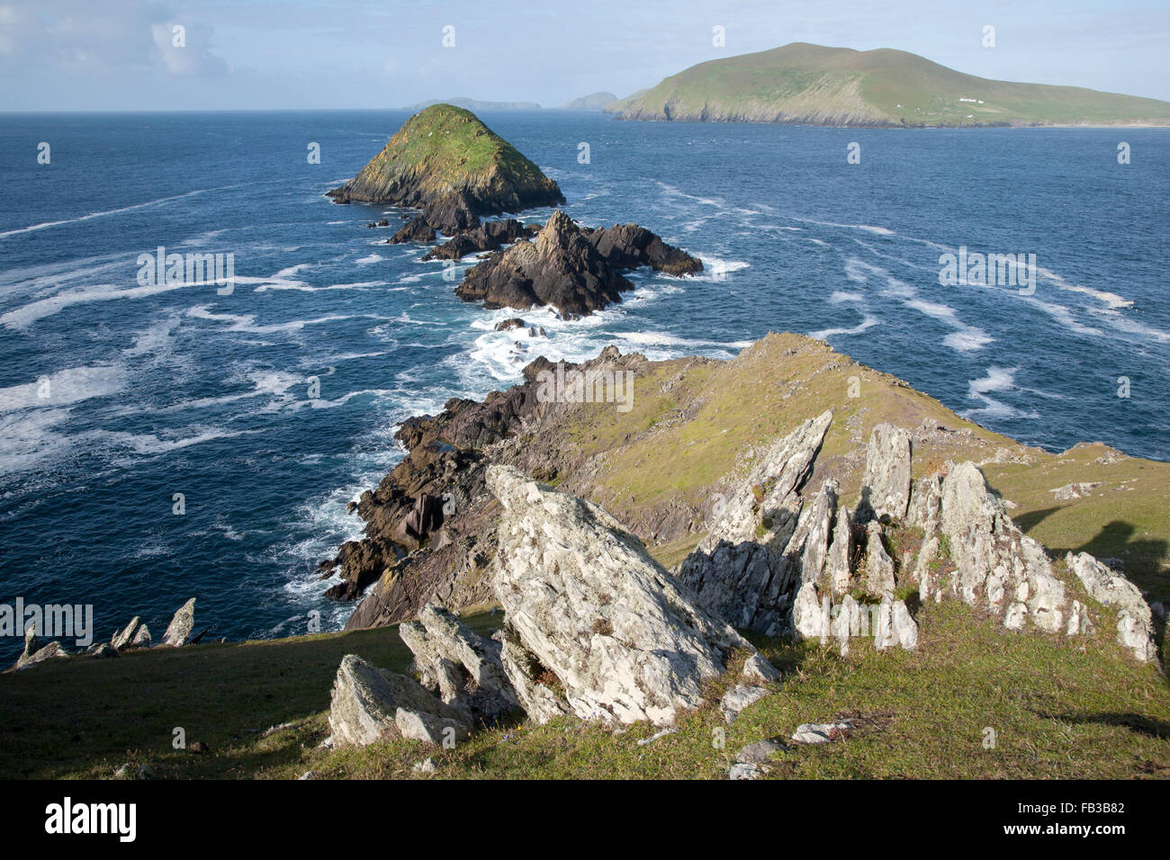 Lure and Blasket Islands, Dingle Peninsula, Ireland Stock Photo - Alamy