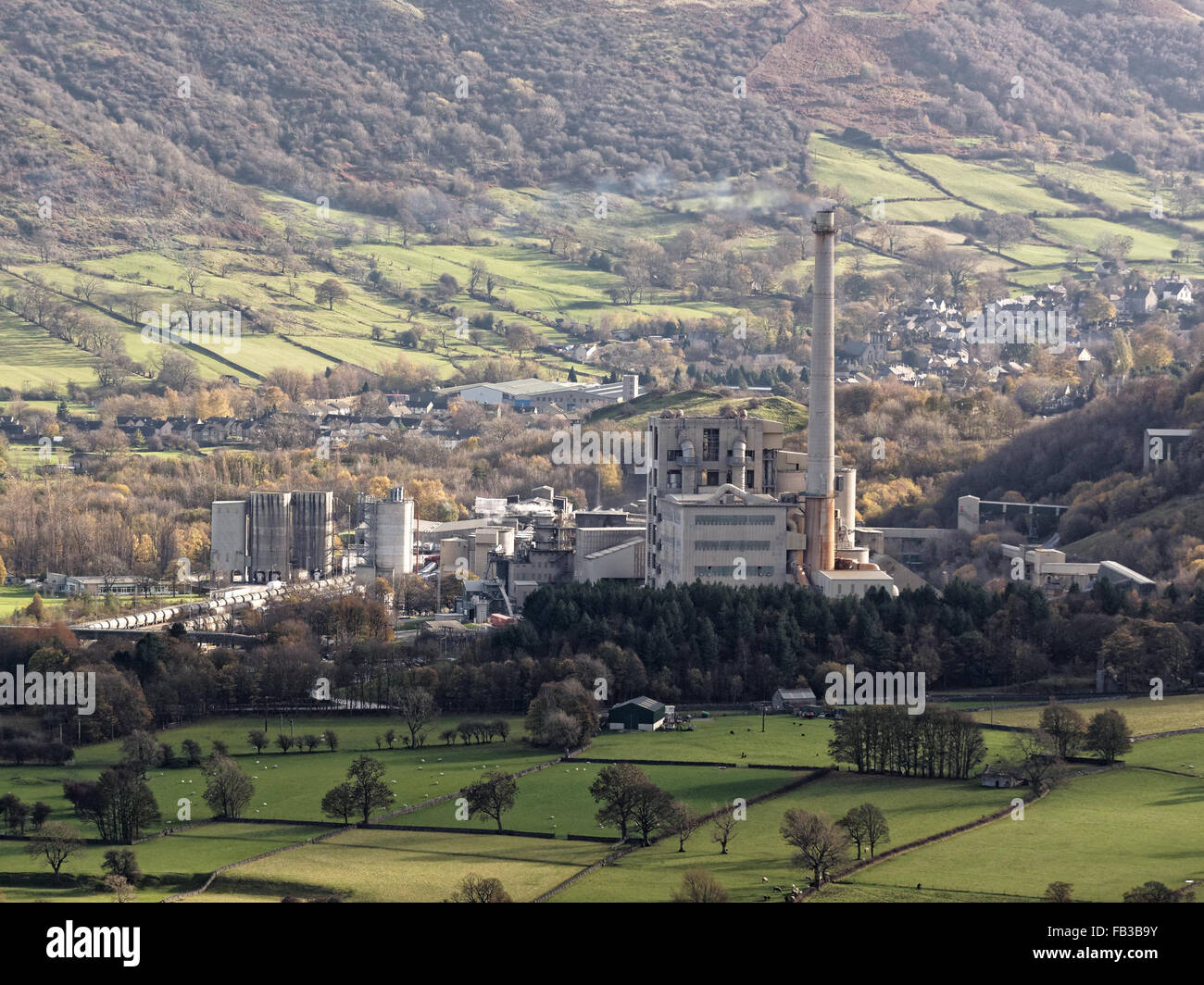 Hope Cement Plant, Derbyshire, UK Stock Photo - Alamy