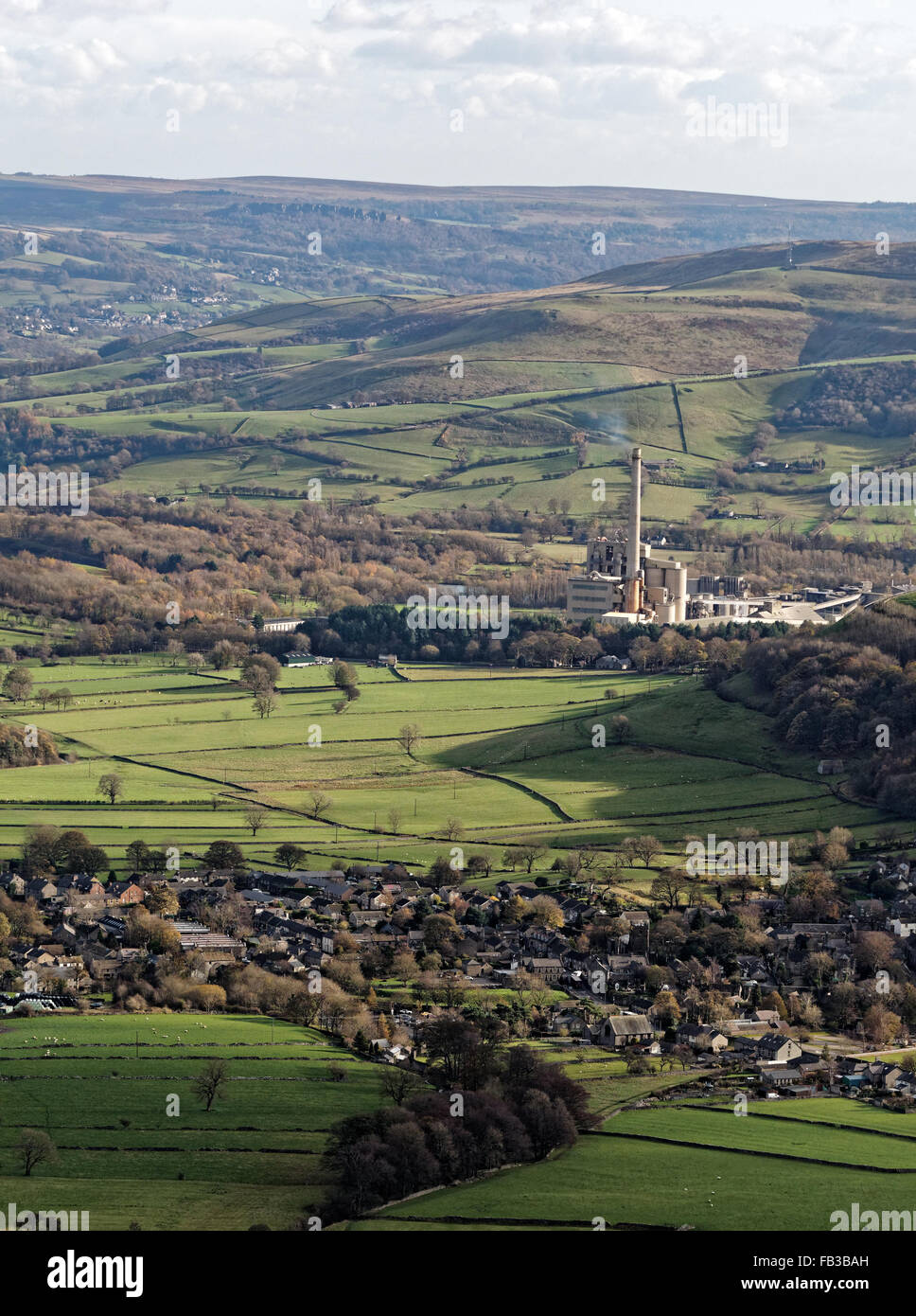 Hope Valley Derbyshire UK Stock Photo - Alamy