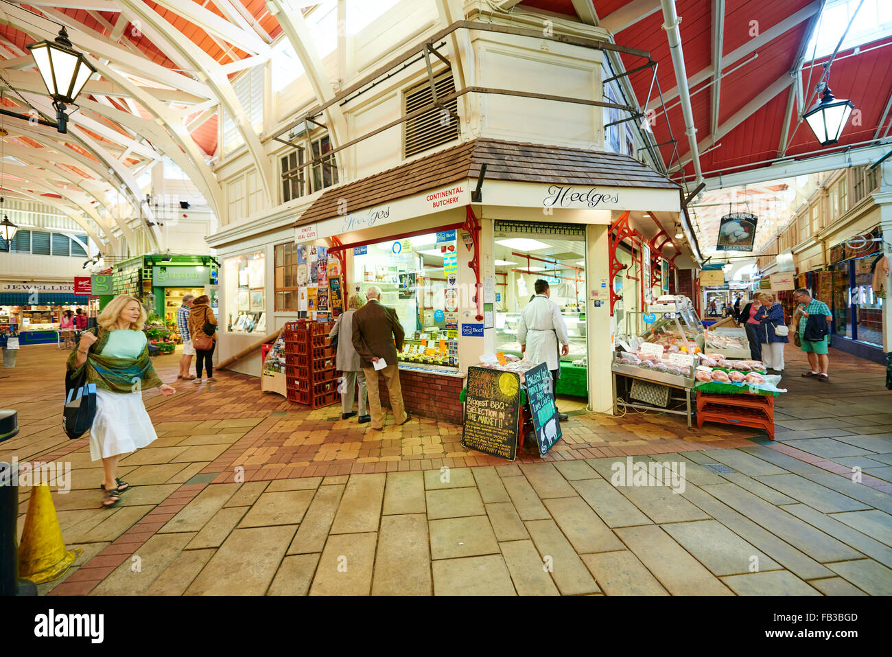 Oxford Market, Oxford, Oxfordshire, Great Britain, Europe Stock Photo ...